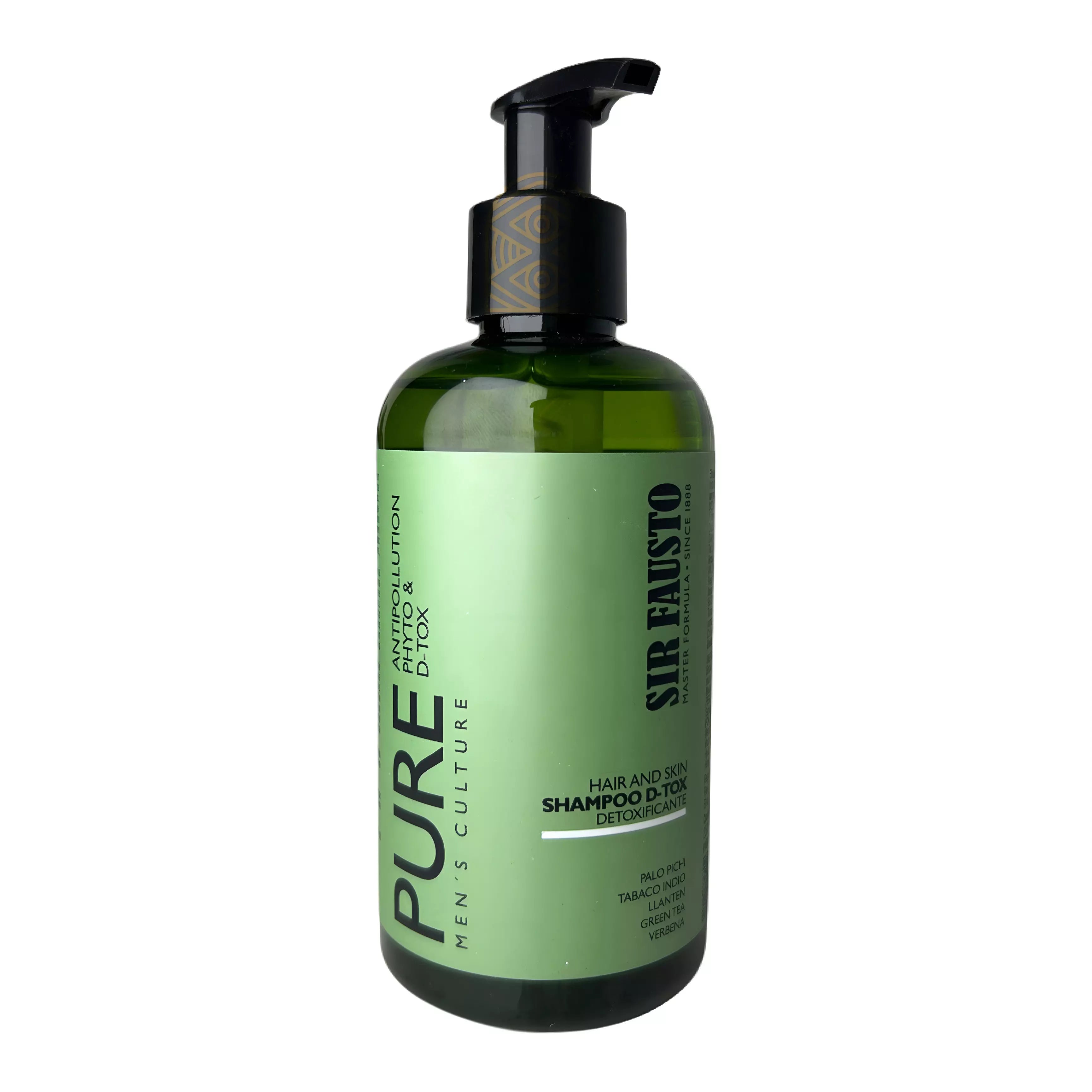 Shampoo D-Tox Sir Fausto 250ml | Limpieza Profunda y Detox – Cavaro